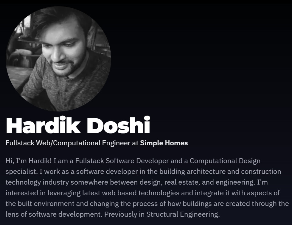 Hardik Doshi – Web Developer
